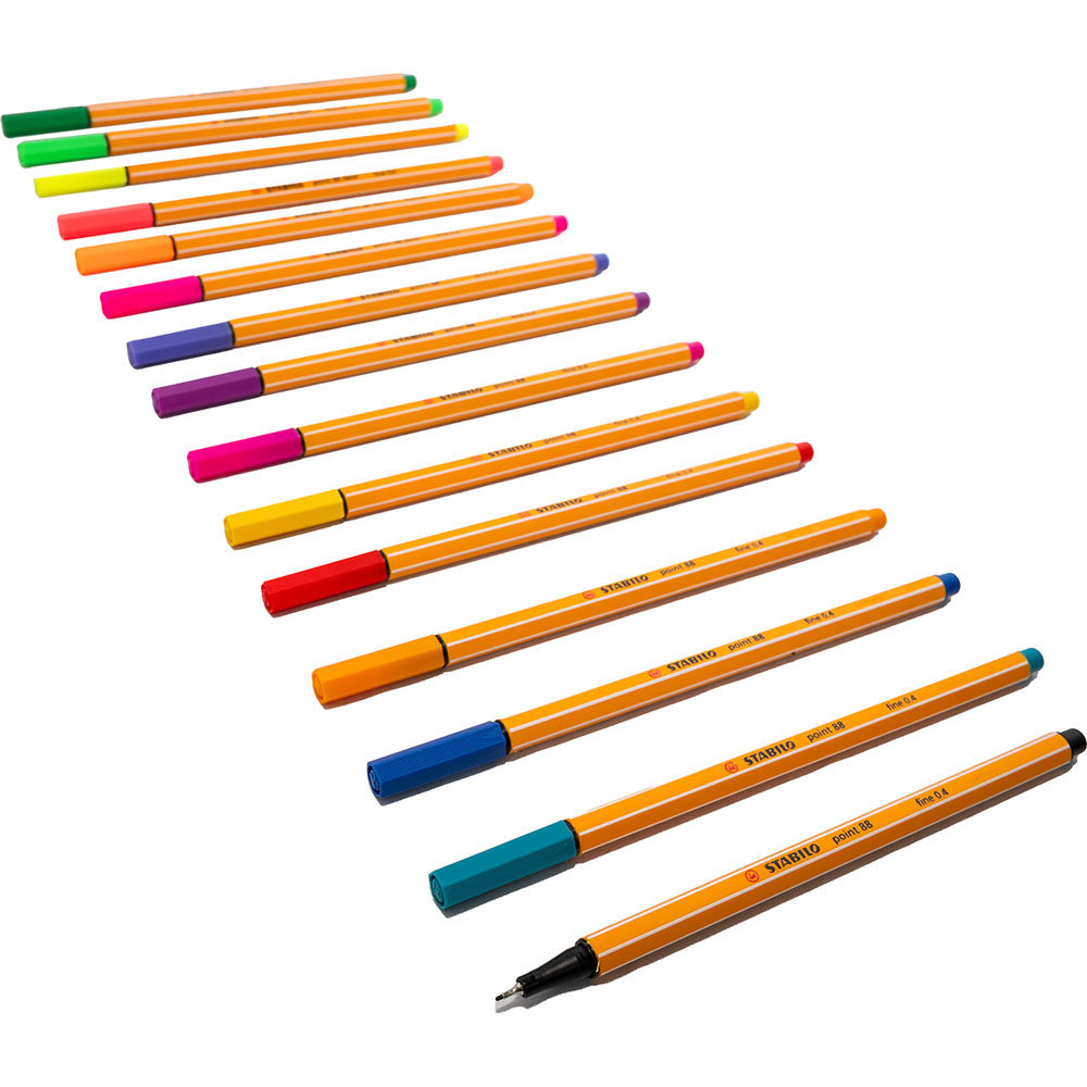 PLUMONES STABILO 8815-1 POINT 88 NEÓN CON 15 | Stabilo | Escolar ...