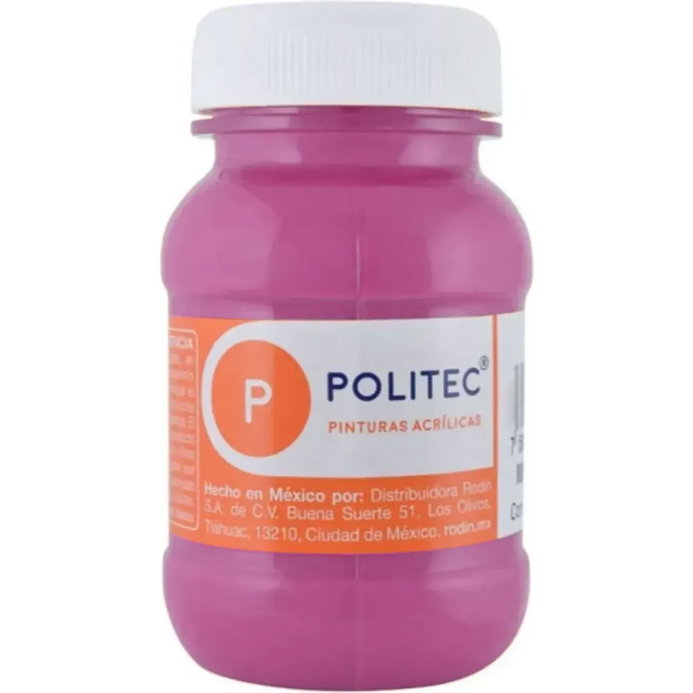 Pintura Acrílica Politec Fiusha 100 ML | Papelería Lumen