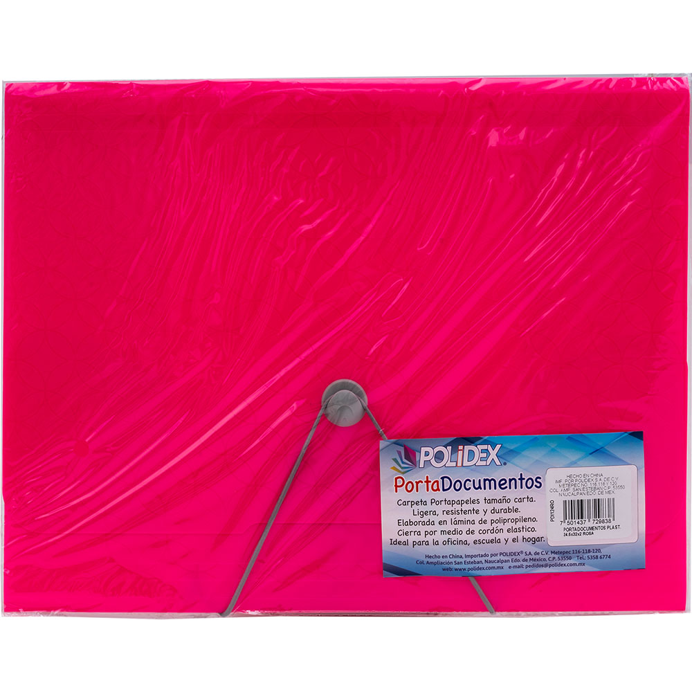 Portadocumentos Rosa 24x32x2cm Polidex Pdi124N | Lumen