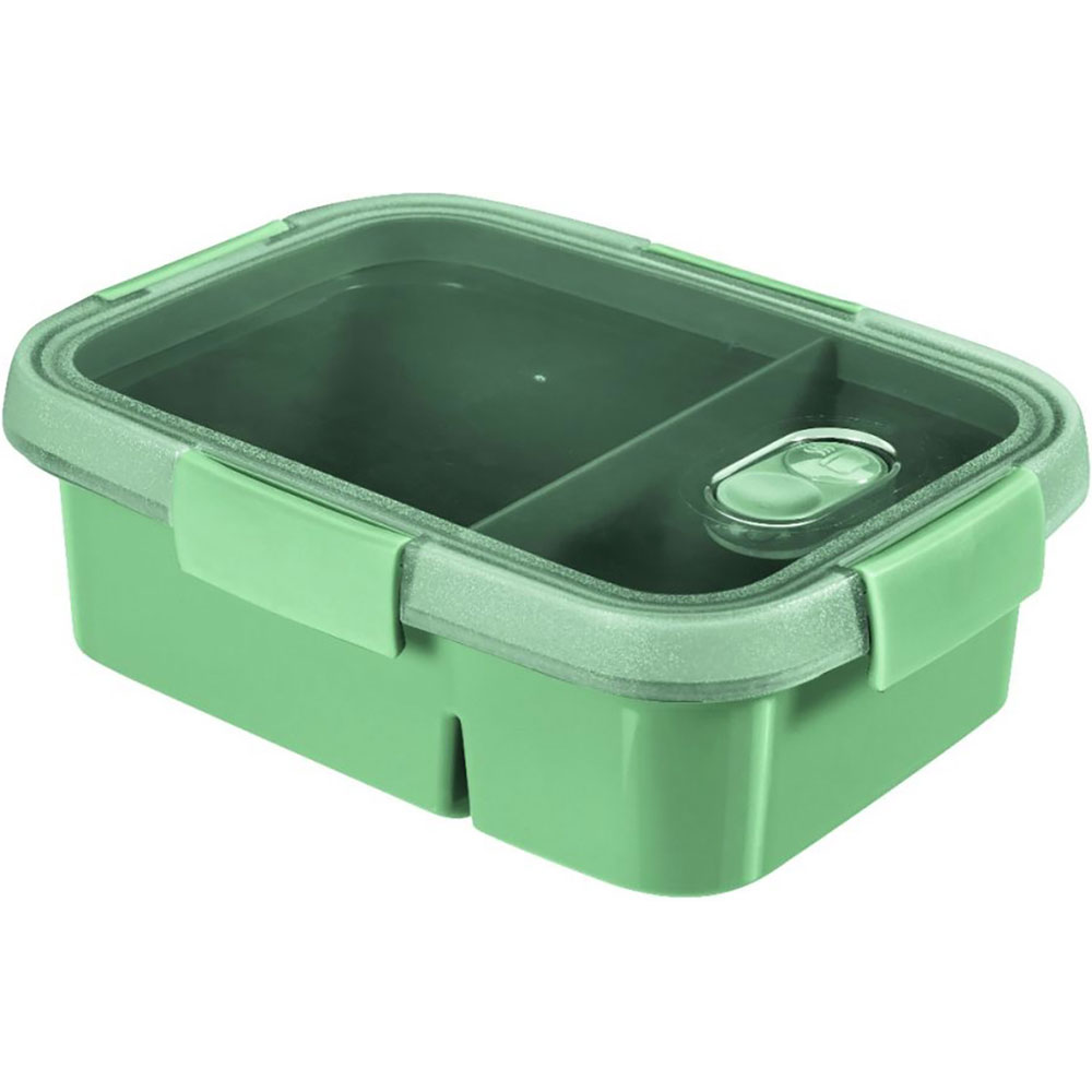Recipiente Curver To Go Dual 0.6L+0.3L verde | Papelería Lumen