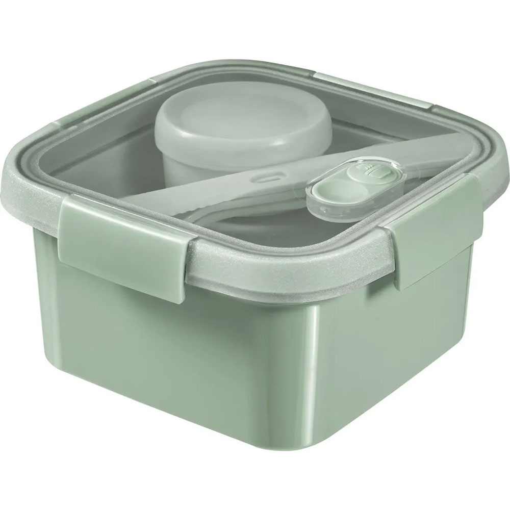 Recipiente Curver To Go Lunch kit 1.1L verde | Papelería Lumen