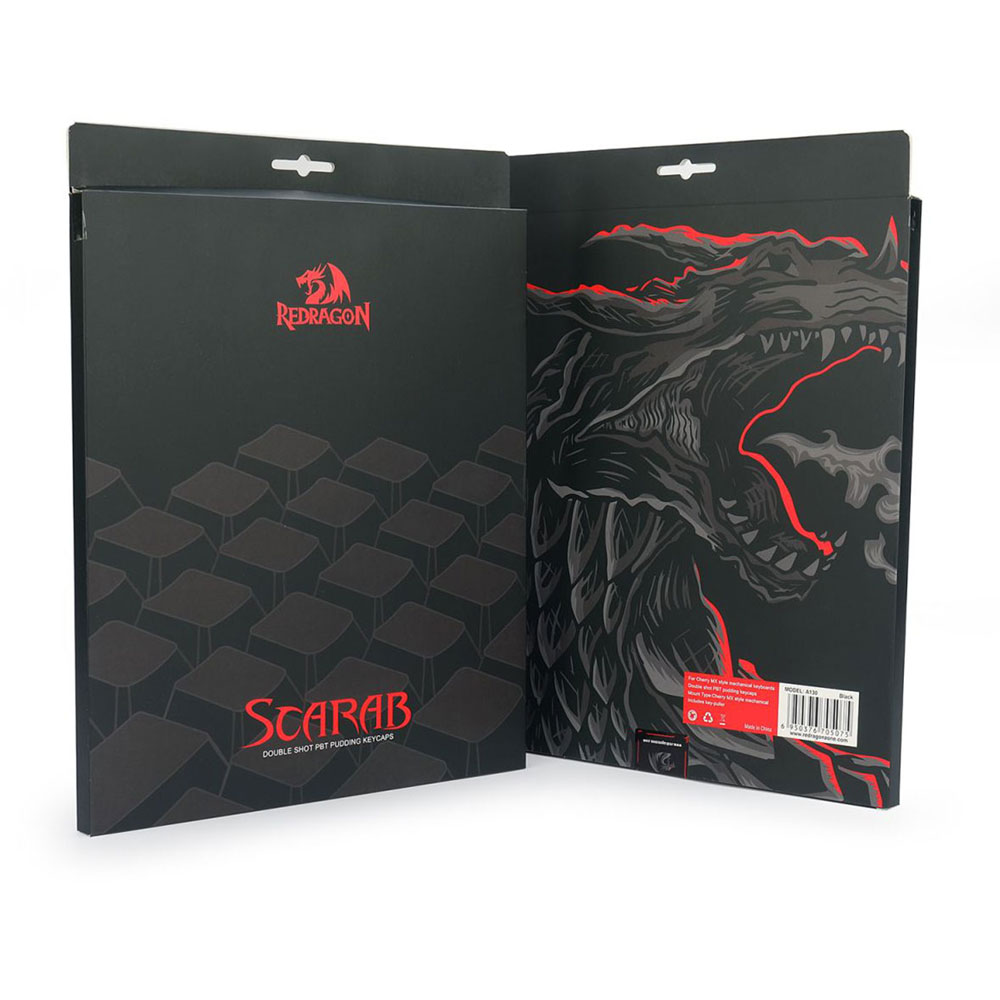 REDRAGON A130 SCARAB PUDDING NEGRO | Papelería Lumen