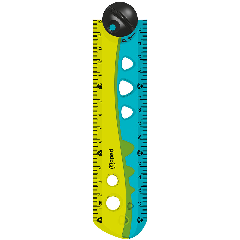 Regla Escolar Maped 282030 Croc Plegab 15/30Cm | Lumen