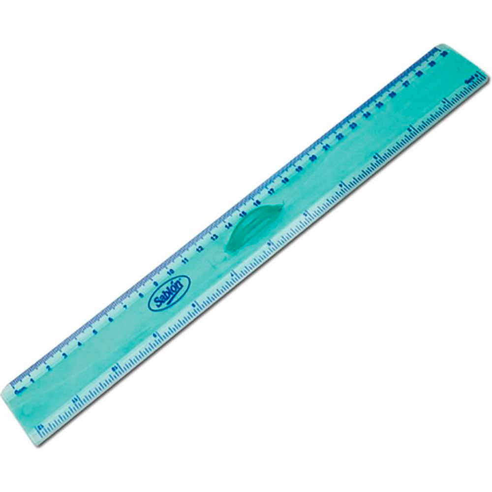 Regla Escolar Sablon Wacky 1070 30Cm Con Sujetador | Lumen