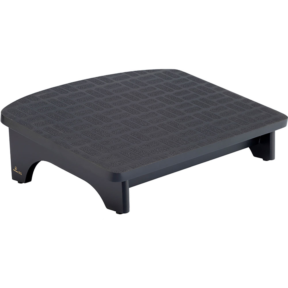 Reposapiés Oval Fijo Negro | Papelería Lumen