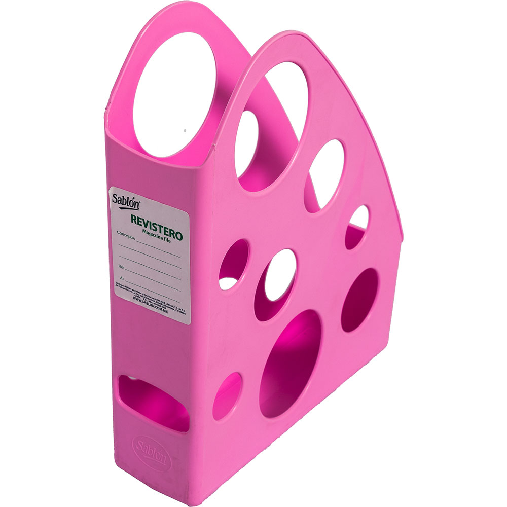 Revistero Plastico Sablon Ibex Pastel Rosa | Lumen