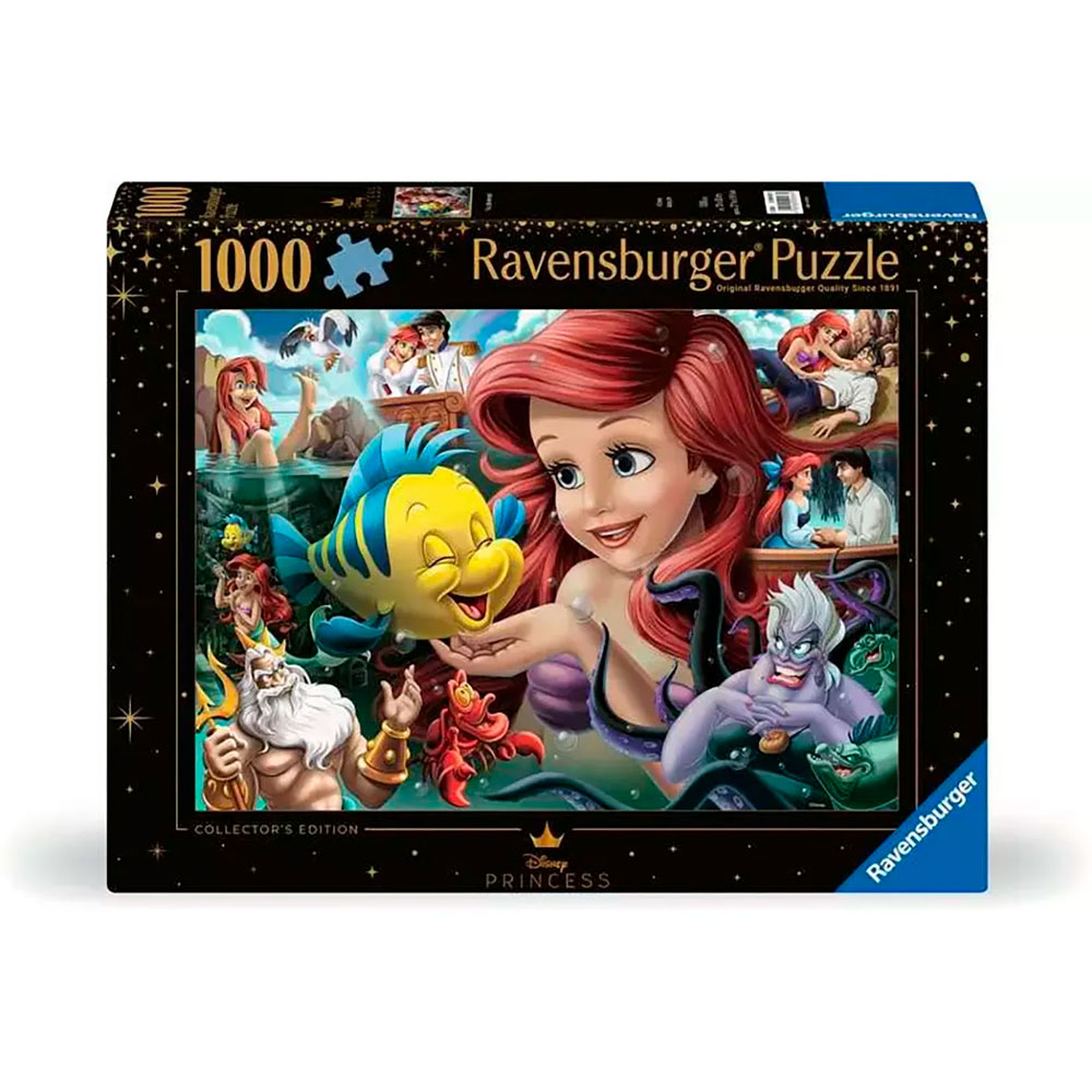 Rompecabezas Ravensburger Disney Ariel Con 1000 Piezas