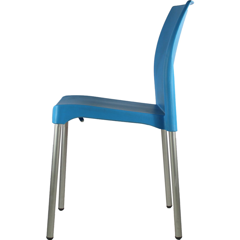 SET 4 SILLAS AGUIPLAST VIVANTI AZUL | Aguiplast | lumen.com.mx