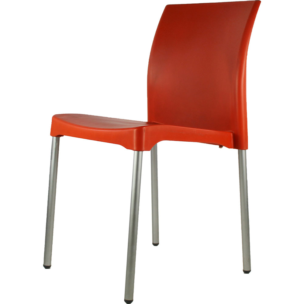 SET 4 SILLAS AGUIPLAST VIVANTI NARANJA | Aguiplast | lumen.com.mx