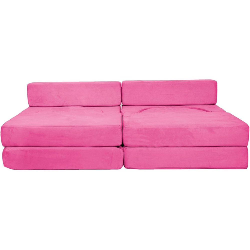 Sillón Rosa armable de 12 piezas para niños | Papelería Lumen