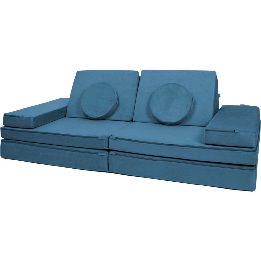 Sillon modular Dundy Plus infantil 8 piezas indigo 85x170x55cm | Dundy ...