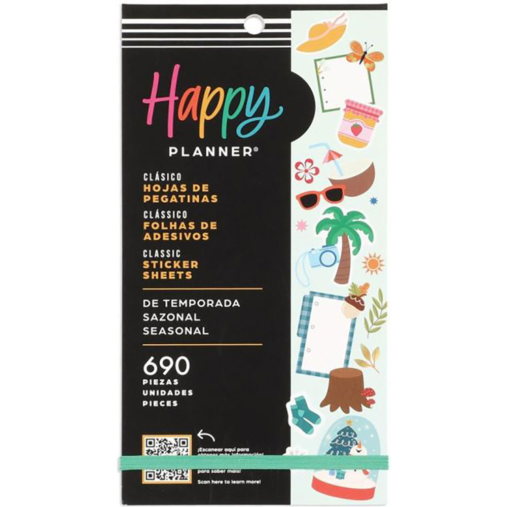 Sticker Happy Planner Seasonal Con 30 Hojas | Lumen