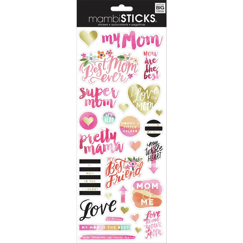 Stickers The Happy Planner Super Mom para Agendas | Papelería Lumen