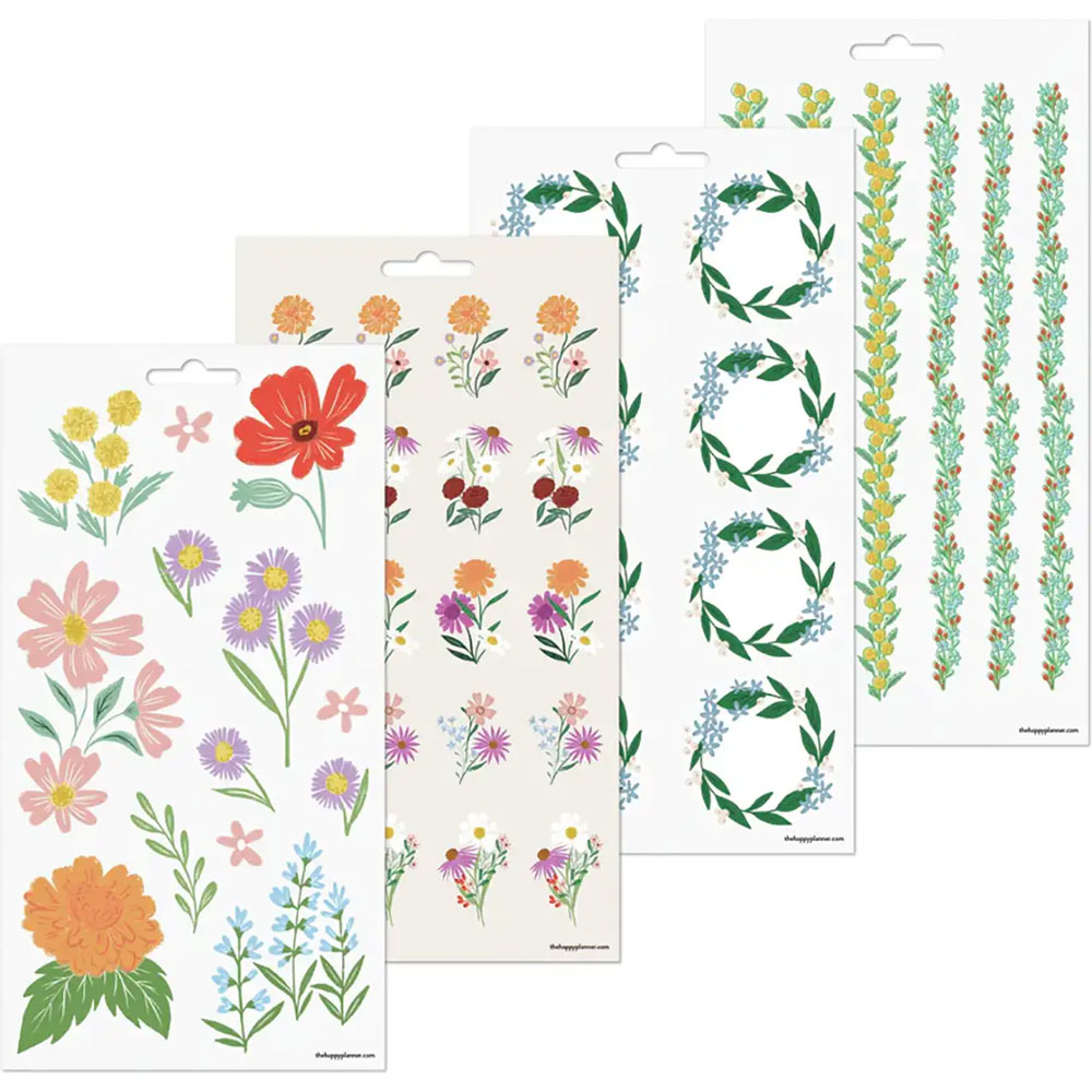 Sticker Thp Blooming Bouquet 10 Hojas Value Pack | Lumen