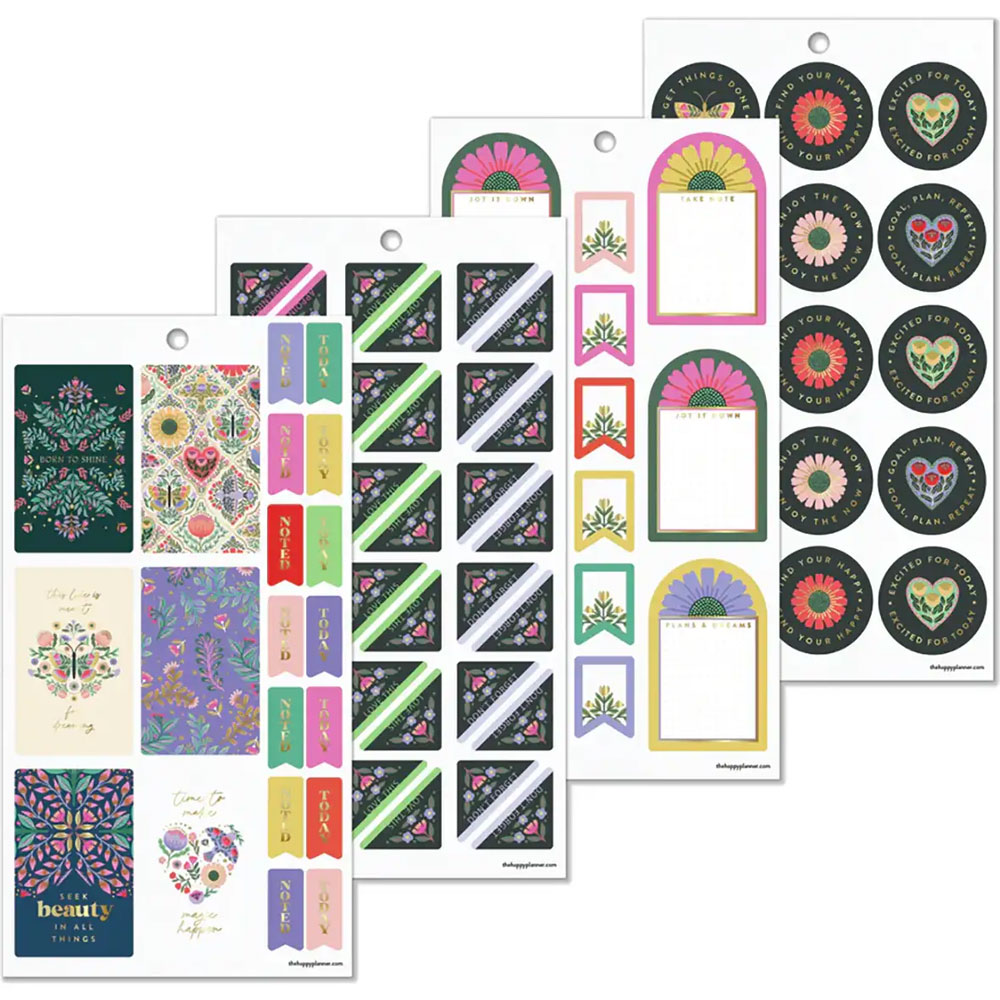 Sticker Thp Folk & Flora Classic 30 Hojas Sticker Value Pack | Lumen