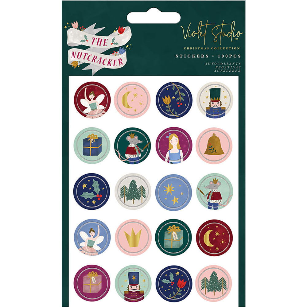 Stickers Crc 017 Cascanueces Con 100 piezas | Papelería Lumen