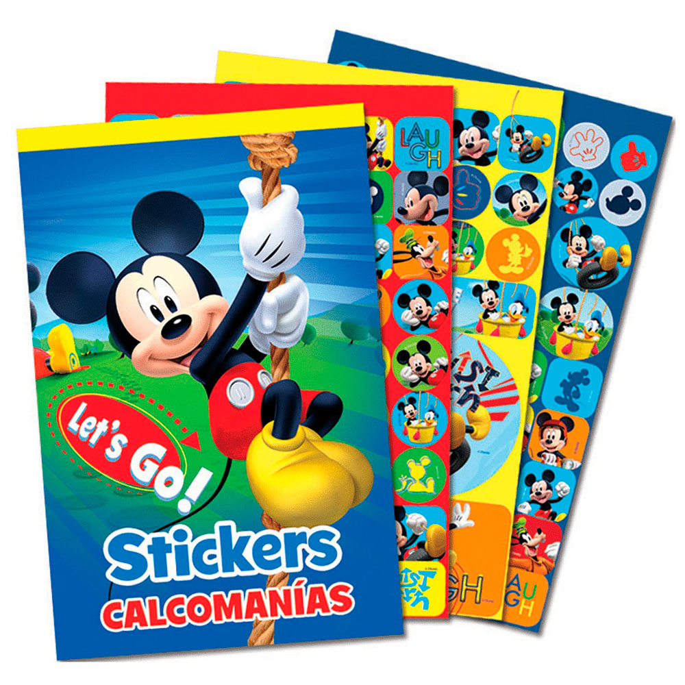 Stickers Gmark Con 6 Planillas Mickey | Papelería Lumen