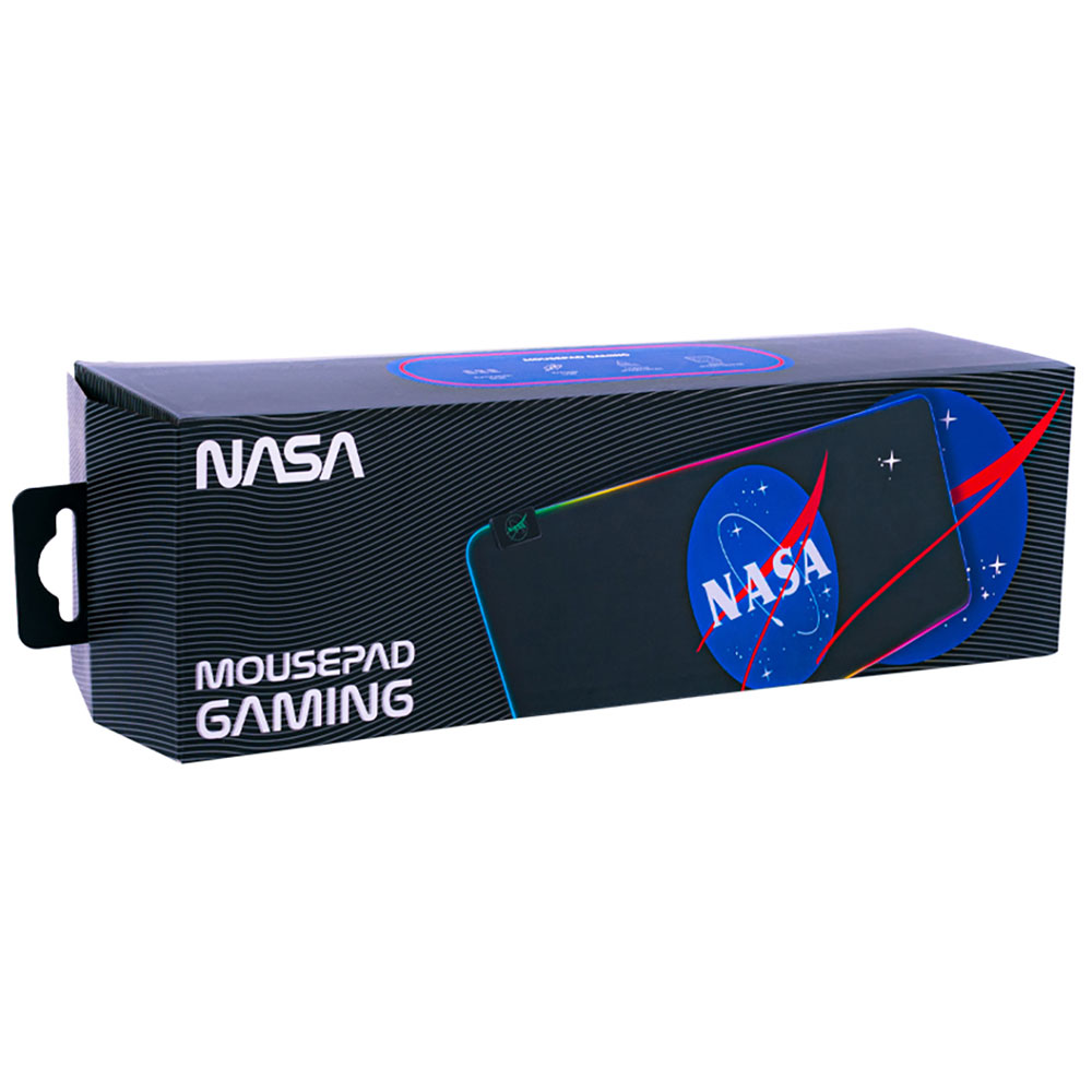 TAPETE PARA MOUSE NASA NSGMSX5 PAD GAM RGB NEGRO