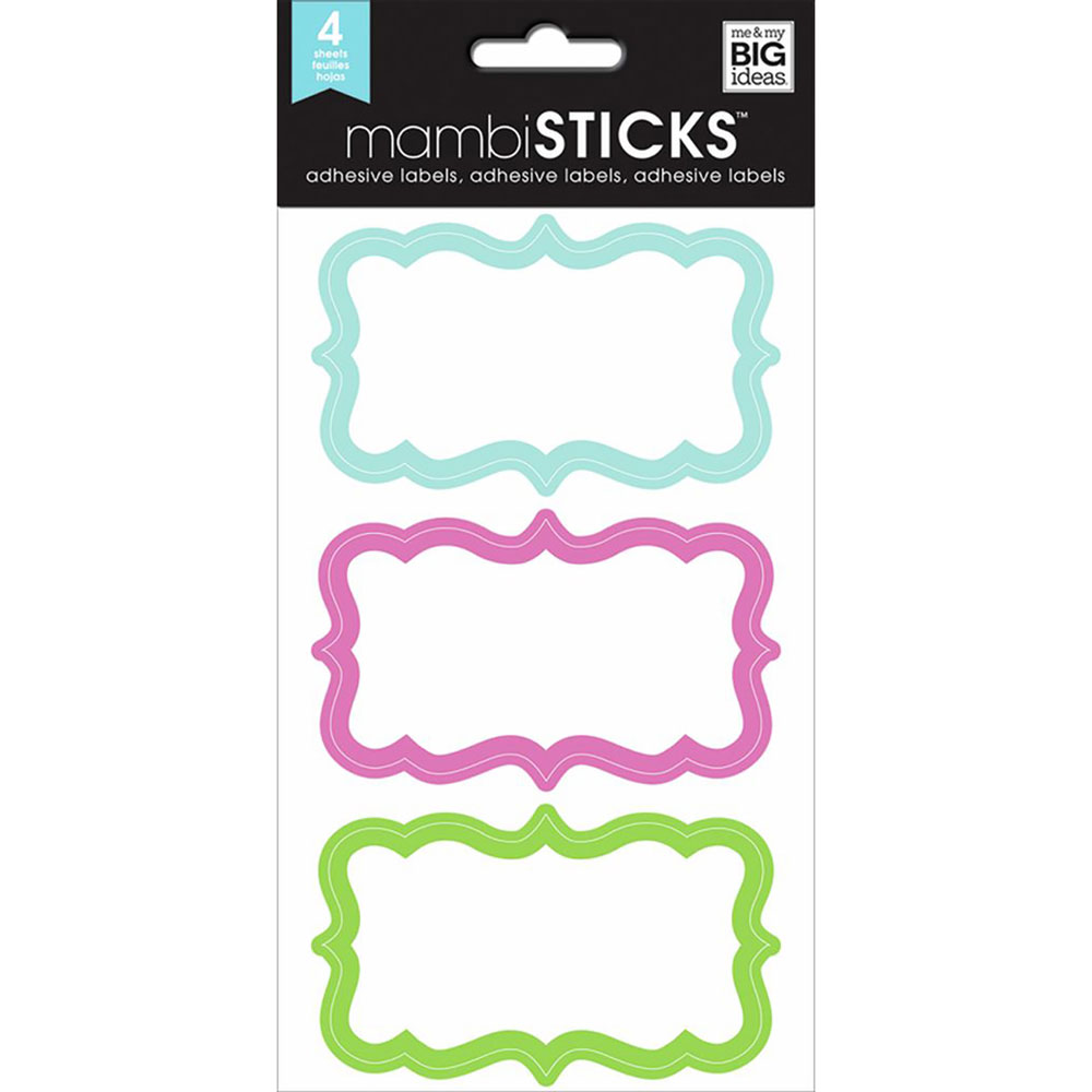 Stickers Happy Planner Brackets Teal Pink Green | Papelería Lumen