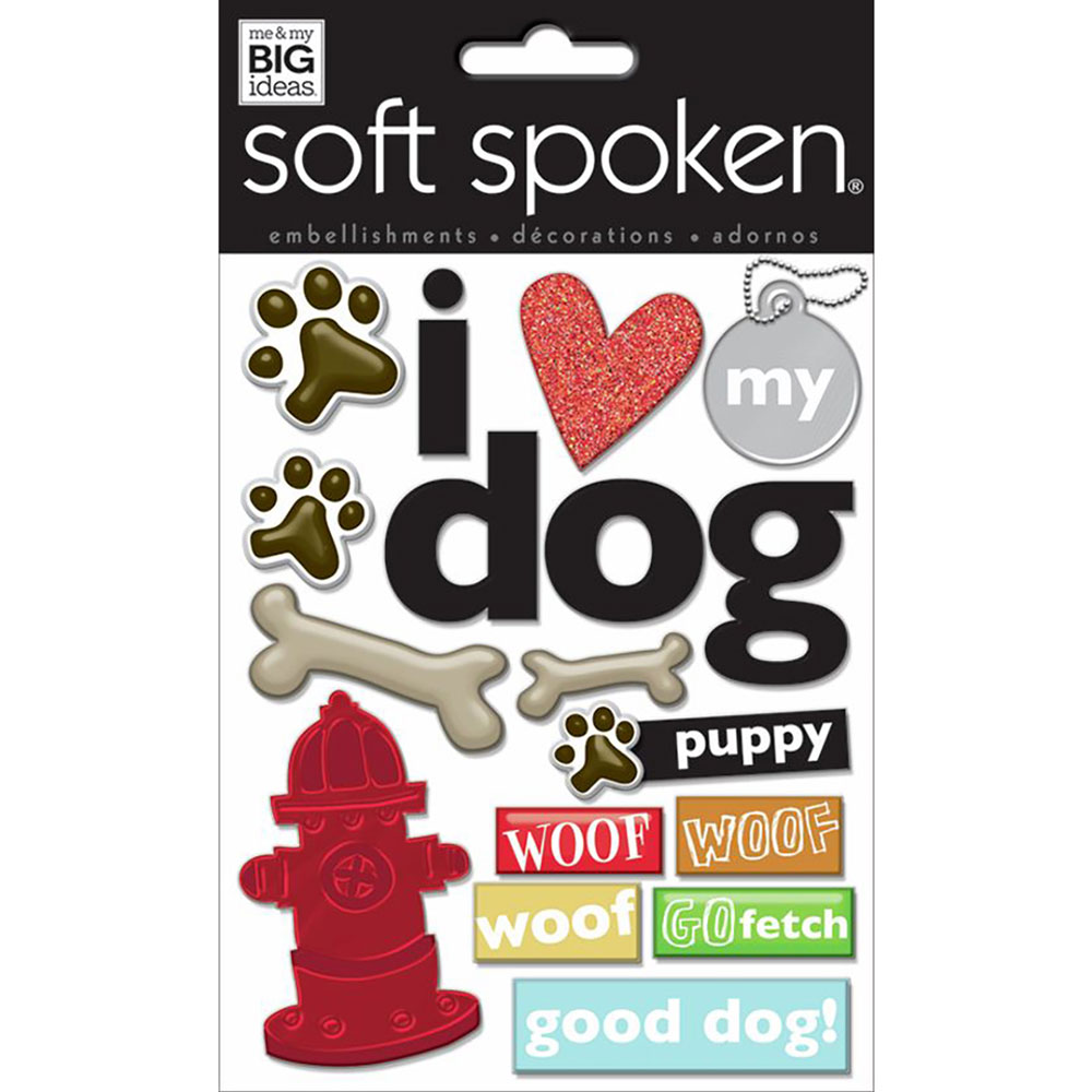 Stickers Happy Planner I Love My Dog | Papelería Lumen
