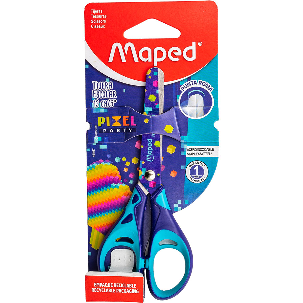 Tijera escolar Maped 464957 Pixel 13cm
