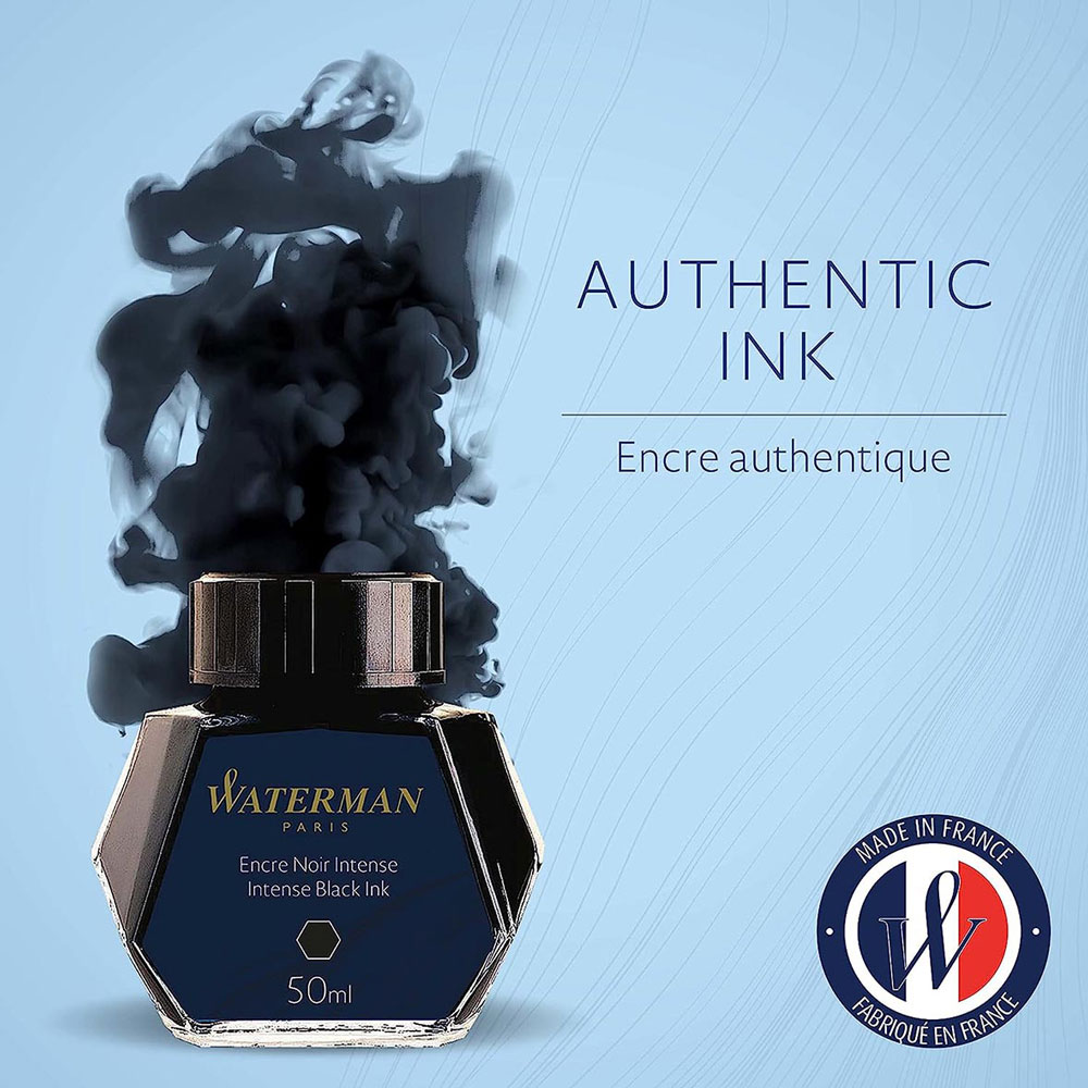 Tinta para pluma Waterman 50ml negro