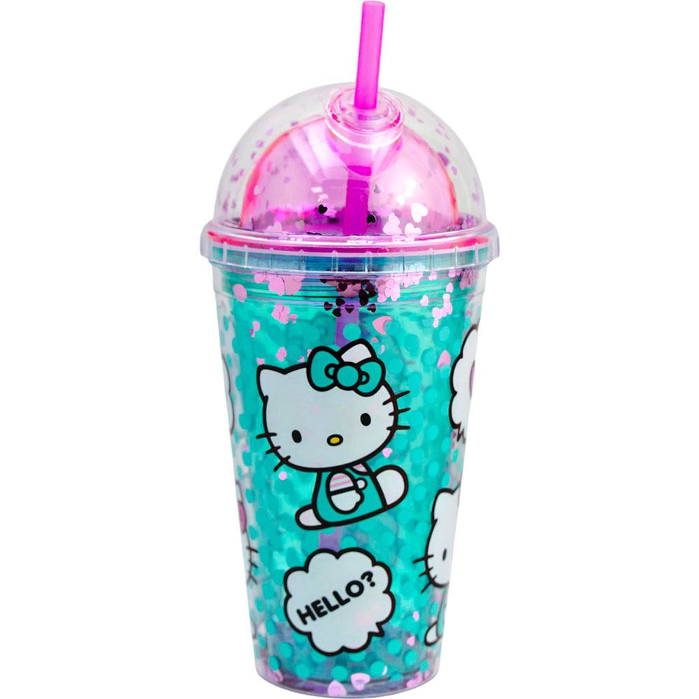 Vaso Hello Kitty 500Ml con Domo SXXI 1749-203M | Papelería Lumen