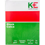 Block De Hojas Calca Ke 110 Tamaño Carta Con 25 Hojas | Lumen