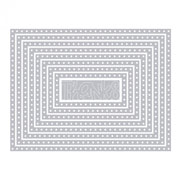 DADO SIZZIX 657565 SQUARES | Sizzix | Manualidades | Dados de suaje ...